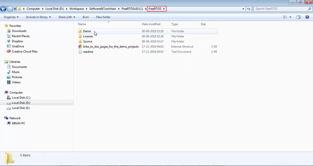 Integrating FreeRTOSConfig.h into STM32 FreeRTOS Project