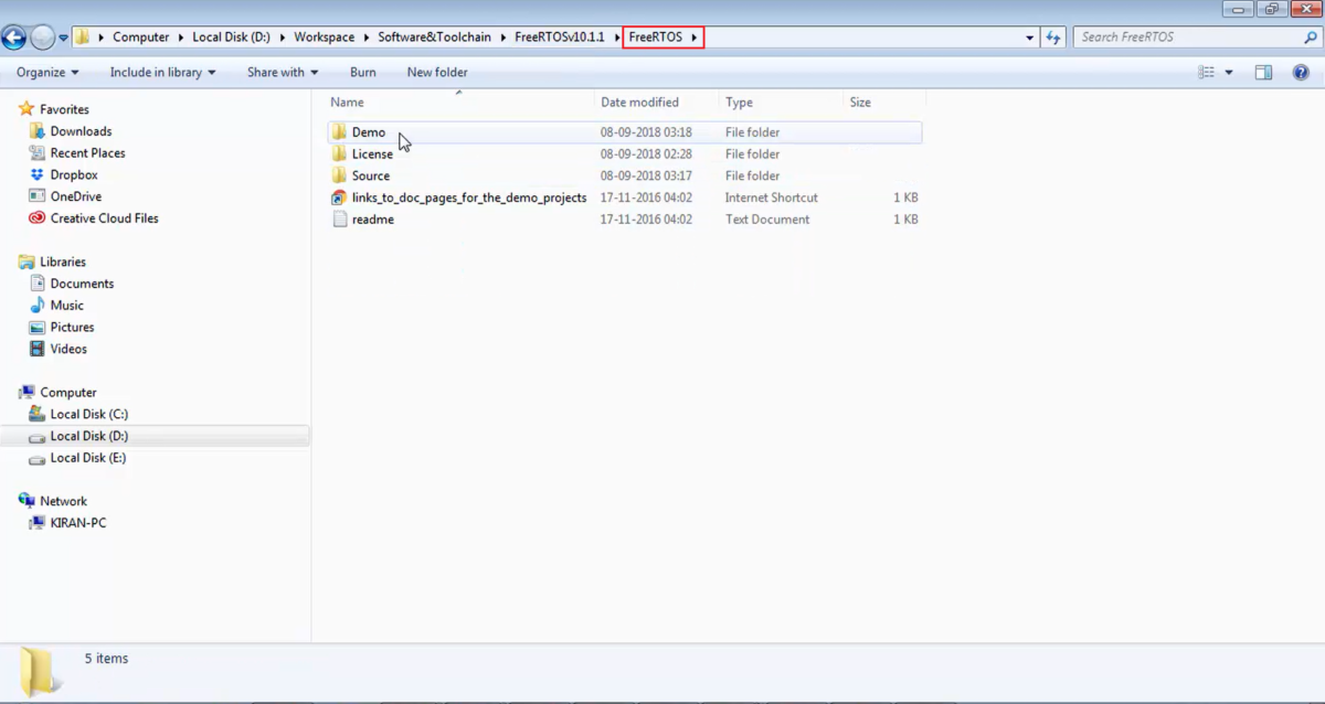 Integrating FreeRTOSConfig.h into STM32 FreeRTOS Project