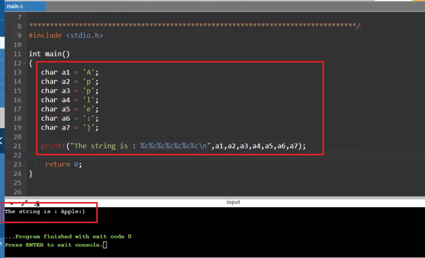 ASCII Code - Table of ASCII characters and Example