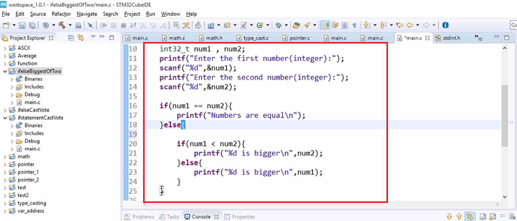 If Else Statement In C Programming With Exercise Code Example